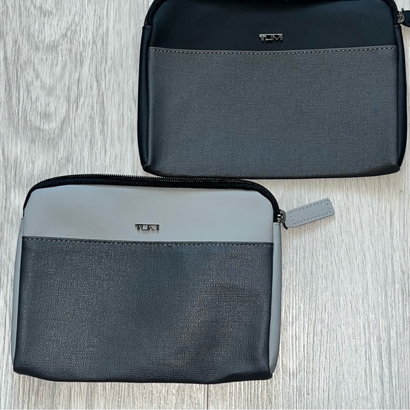 Tumi | Other | 2 Tumi For Delta Small Gray Zip Pouch Travel Case ...